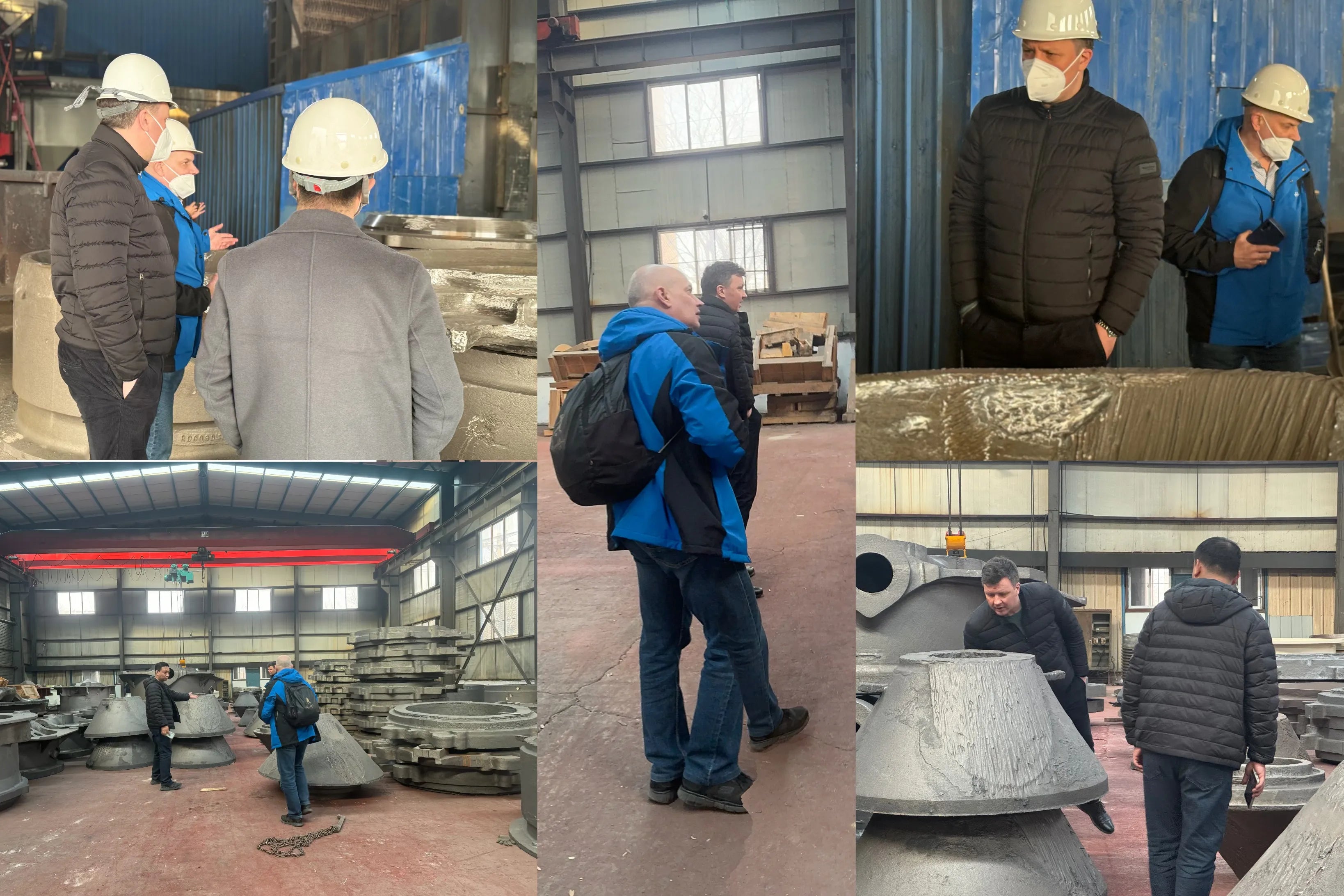 Highlights of European mining equipment customers visiting our factory ...